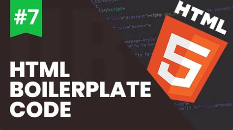 Html Boilerplate Code Lesson 7 Web Development For Beginners Urduhindi Youtube