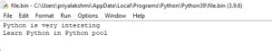 Learn How To Write Bytes To A File In Python Python Pool