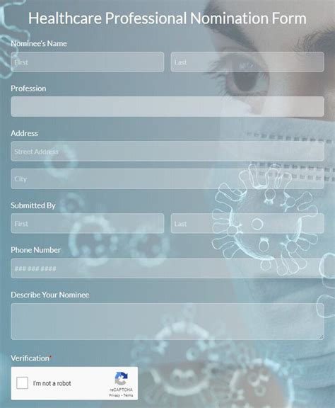 Employee Recognition Nomination Form Template