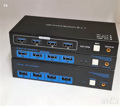 4K DP USB KVM суич в Кабели и адаптери в гр Пловдив ID44173312 Bazar bg