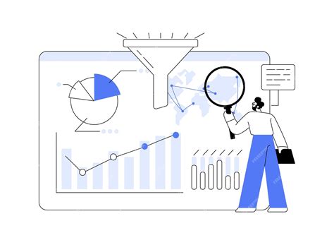 premium vector business intelligence dashboard abstract concept