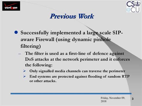 columbia verizon research security voip denial of service ppt