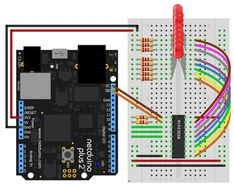 Circuit Diagram Of An Mcp23008 Electronics Projects Arduino