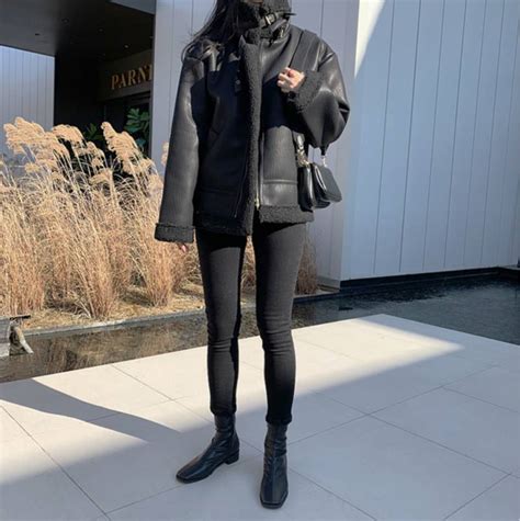 🖤코발트빈 레더 무스탕🖤 인스티즈 Instiz 장터 카테고리