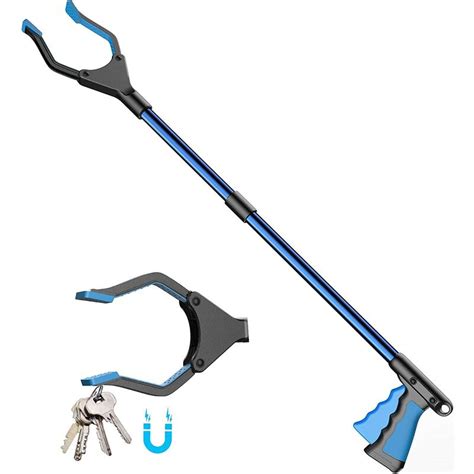 Pickup Tools Telescopic Grapple Garbage Grab 32 Long Grab Bar With