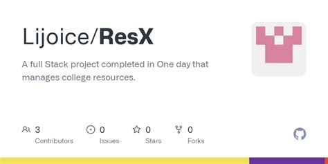 GitHub Lijoice ResX A Full Stack Project Completed In One Day That