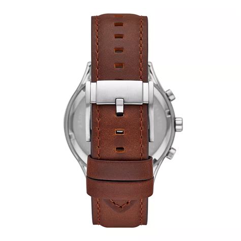 Fossil Bq2813 Fenmore Multifunction Brown Leather Strap 44mm