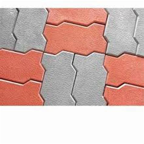 Red Interlocking Cement Paver Block Thickness 80 Mm At ₹ 35piece In