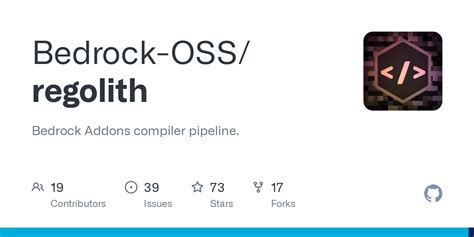 GitHub Bedrock OSS Regolith Bedrock Addons Compiler Pipeline