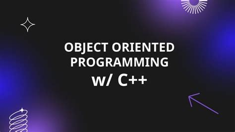Object Oriented Programming Using C Cpp Pptx