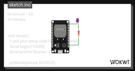 First Proyect Wokwi Esp32 Stm32 Arduino Simulator