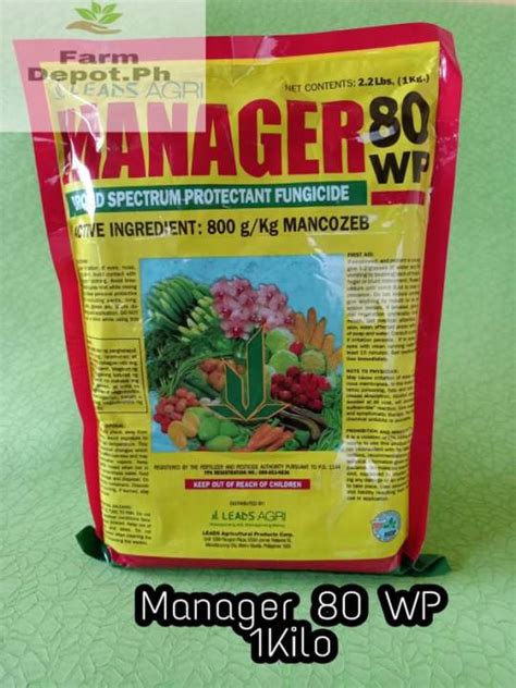 Manager 80wp Mancozeb Broad Spectrum Fungicide Kilo By Lead Agri