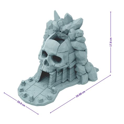 Świątynia Czaszki W Skałach Skull Temple Dice Tower