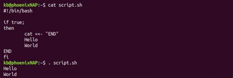 Bash HereDoc Tutorial With Examples PhoenixNAP KB