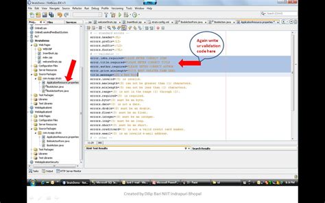 how to create struts application using netbeans
