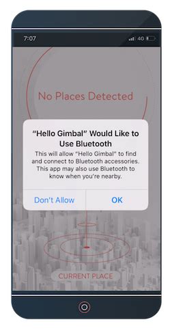 IOS 13 Bluetooth Permission Recommendations Gimbal Support