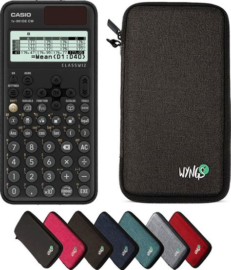 Calcuso Basispakket Donkergrijs Met Rekenmachine Casio Fx 991de Cw