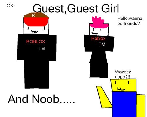 Guest Guest Girl And Noob By CarolajnaART On DeviantArt