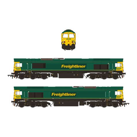 Accurascale Class 66 Oo Gauge Rainbow Railways