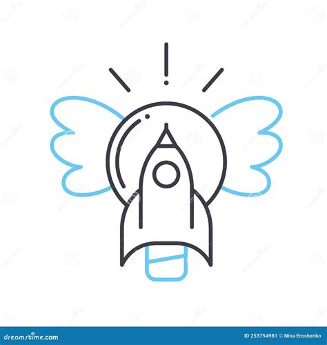 Big Business Idea Line Icon Outline Symbol Vector Illustration Concept Sign Stock Vector