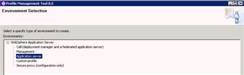 Creating A New Profile For Websphere Application Server 85x90