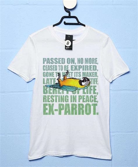Dead Parrot Unisex T Shirt For Men And Women 8ball Originals T Shirt
