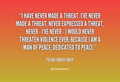 Threat Quotes Quotesgram