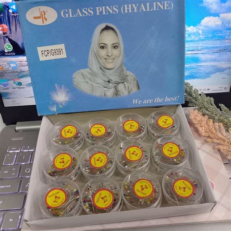 Jarum Pentul Mini Mungil Cantik Kemasan Mika Bulat Isi 24 Mika Lazada Indonesia