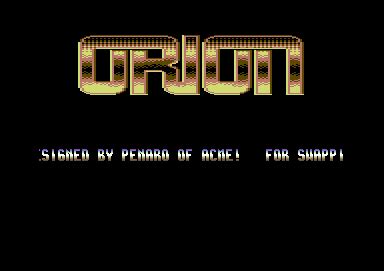 CSDb Orion Logo By Acme 1990