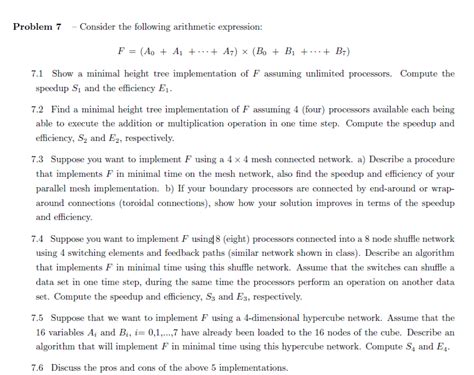 Solved Problem Consider The Following Arithmetic Chegg