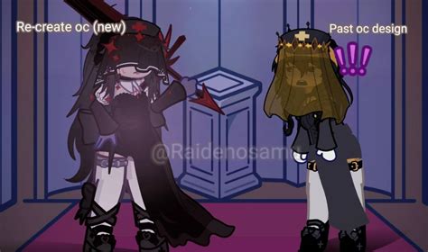 My Old Oc Design Vs The New Re Create Oc Design By Raidenosamu On