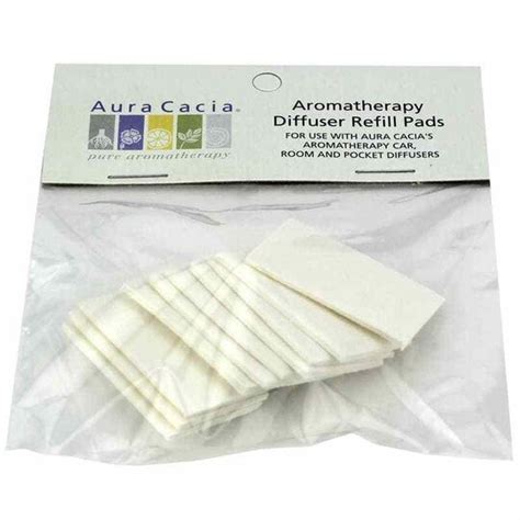 Aromatherapy Diffuser Refill Pads 10 Pads Aura Cacia
