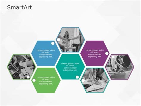 Hexagon Highlights PowerPoint Template