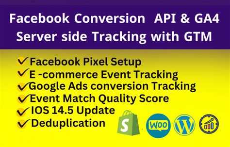 Set Up Or Fix Fb Conversion Api Ga Server Side Tracking With Gtm By Hanifmarketer Fiverr