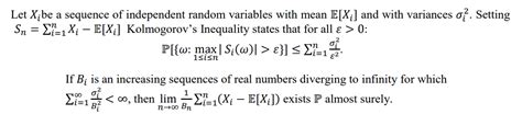 Random Variable Strong Law Of Large Numbers Related Proof Cross Validated