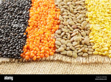 Types Of Lentils Hi Res Stock Photography And Images Alamy