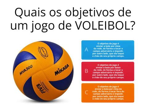 TESTE DE VOLEIBOL Quiz
