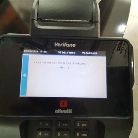 Verifone Olivetti Pos Cihazı Olivetti Marka Yazar Kasa Şikayetvar