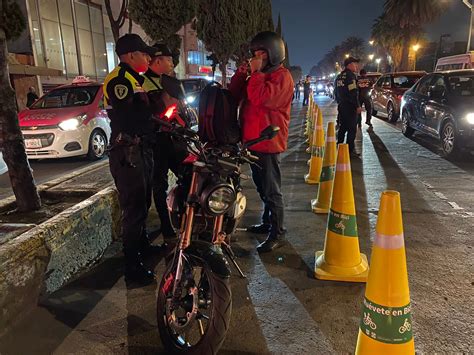 Operativo Vial De Motos En Fray Servando