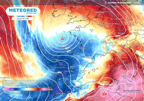 El tiempo en España esta semana cambio brusco por una borrasca fría que traerá aire polar