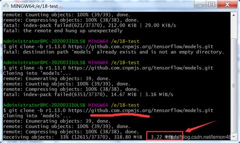 git clone 超级慢 正在克隆到 models 要多久 csdn博客
