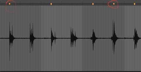 Why Are Some Warp Markers Squared And Others Arent R Ableton