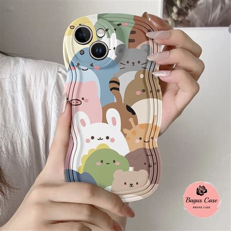 Jual Casing Ponsel Seni Warna Warni Hewan Lucu Cocok Untuk Samsung S20