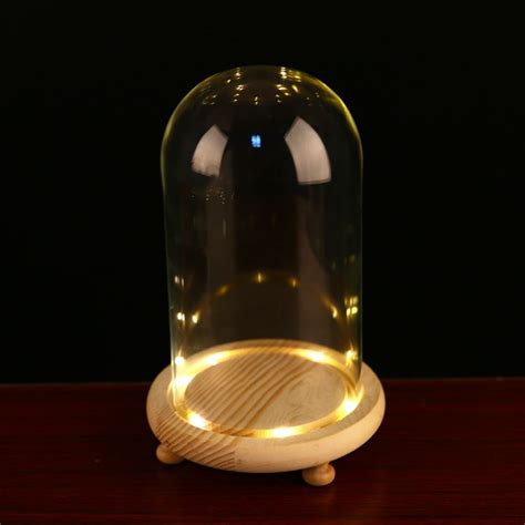 Jual Vas Bunga Kaca Glass Dome Bunga Led Jar Kubah Shopee Indonesia