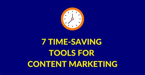 7 time saving tools for content marketing charelle griffith