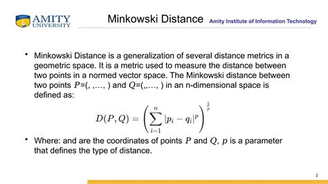 Distance Metrics In Machine Learning Distance Metrics In Machine Learning Distance Metrics In