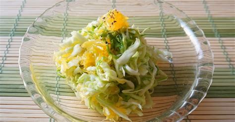 キャベツと夏みかんの簡単サラダ By 食いしん坊えり 【クックパッド】 簡単おいしいみんなのレシピが369万品