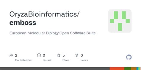 Github Oryzabioinformaticsemboss European Molecular Biology Open