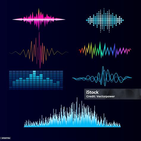 向量數位音樂等化器音訊波設計範本音訊信號視覺化信號圖向量圖形及更多圖形均衡器圖片 圖形均衡器 矢量圖 追平得分 Istock
