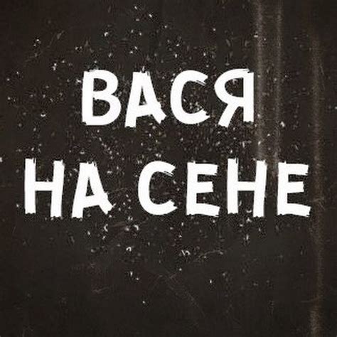 ВАСЯ НА СЕНЕ - YouTube